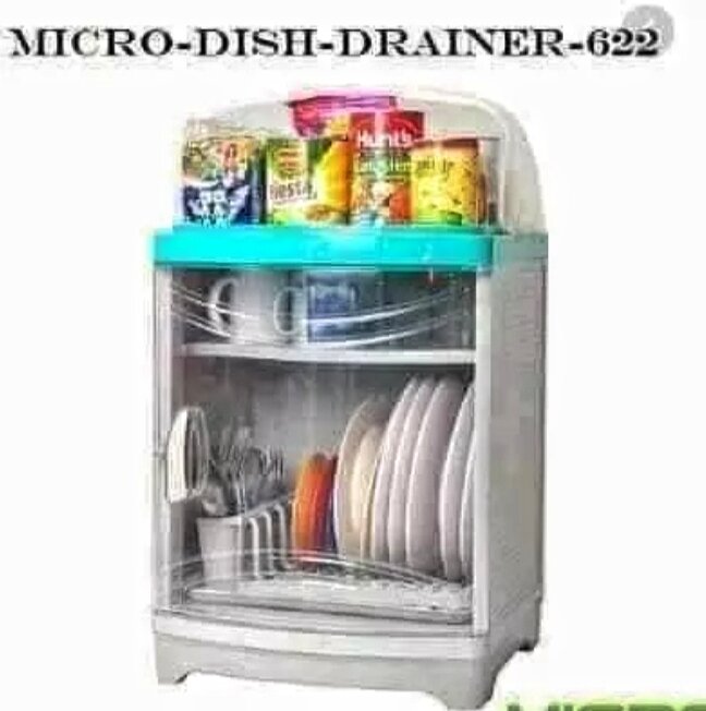 DISH RACK TOP FLIP WITH COVER MINI MIROMATIC DISH STORAGE AYAROZ129