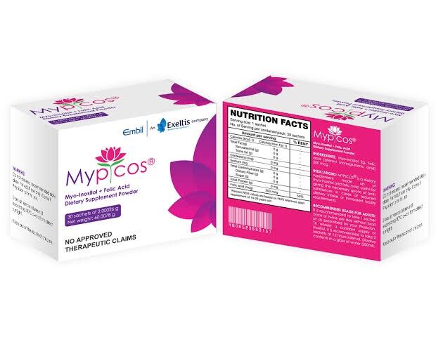 Mypicos (Myoinositol + Folic Acid) 10 sachets/ 15 sachets/ 1 box ...