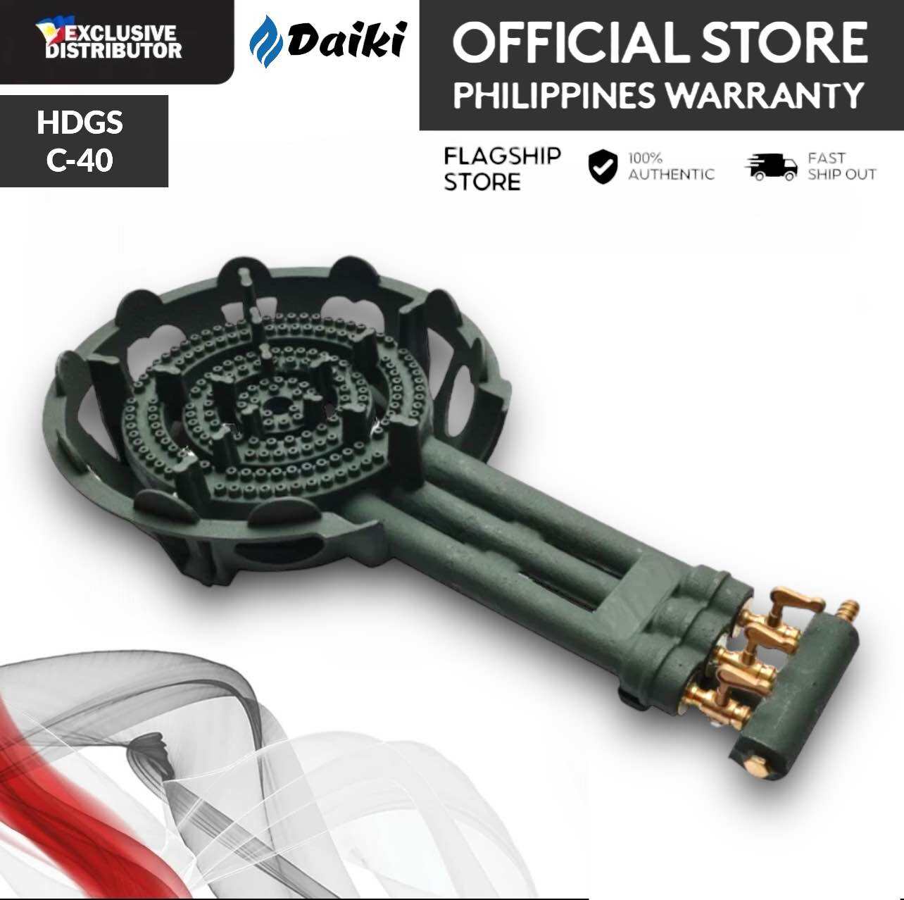 HDGS C-50 Fujida Daiki Heavy Duty LPG Gas Stove WOK Burner Ringed Burner Manual LPG Burner Gas ...