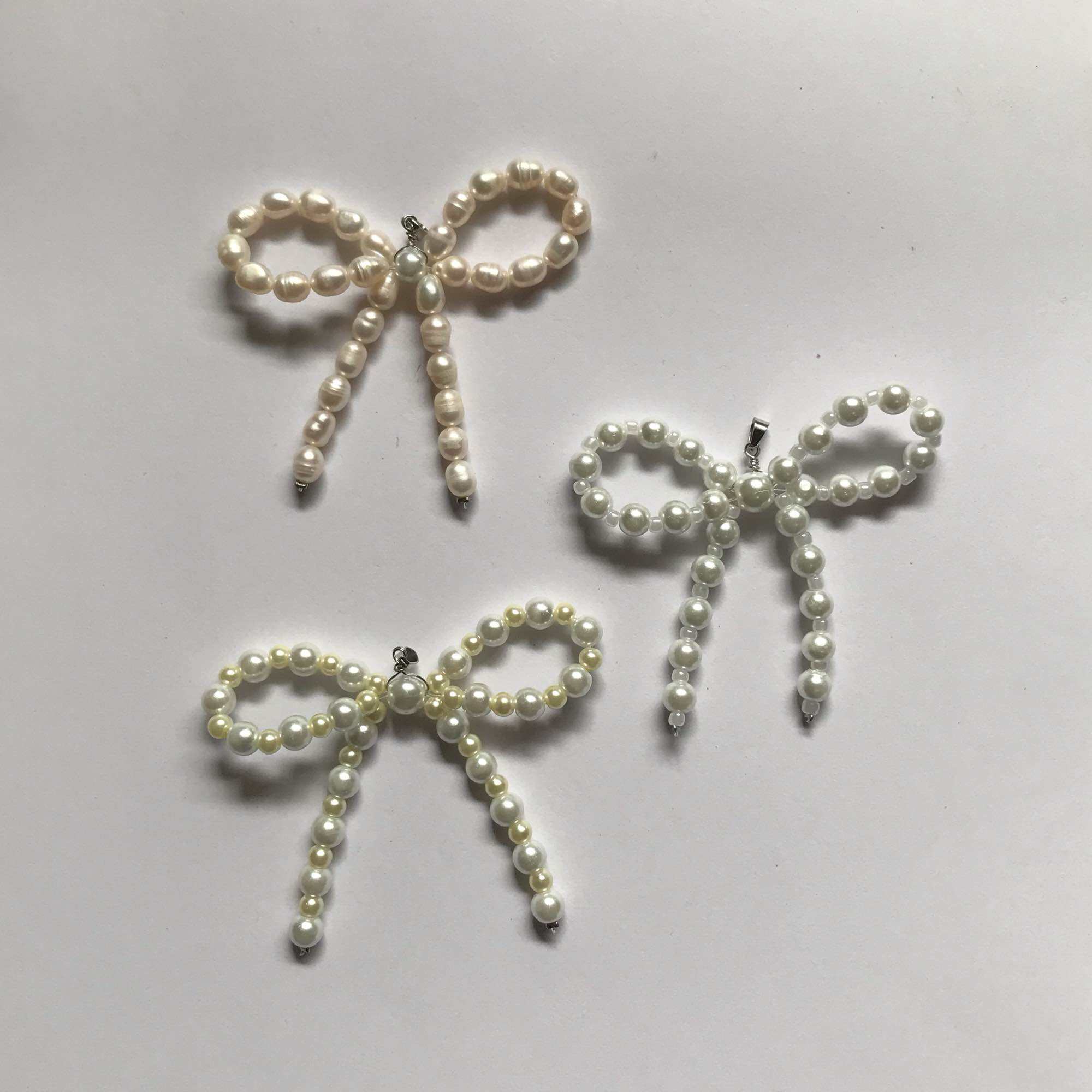 Bow / Ribbon Pearl Necklace | Lazada PH