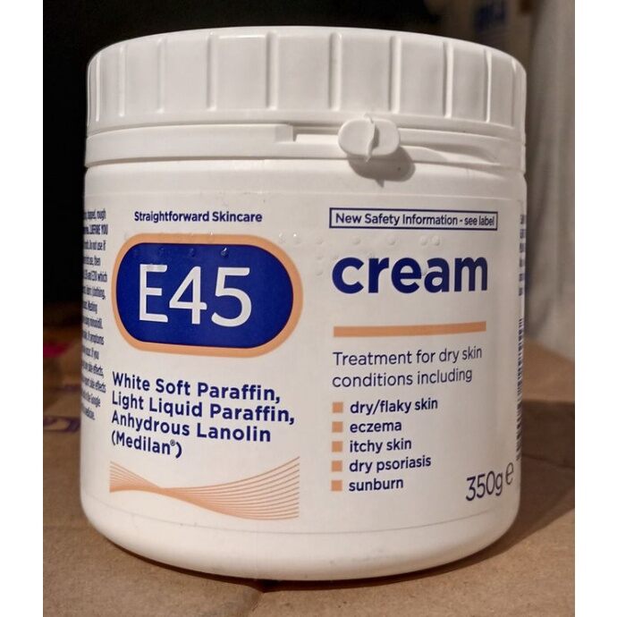 E45 Dermatological Cream Treatment for Dry Skin Conditions (350g ...