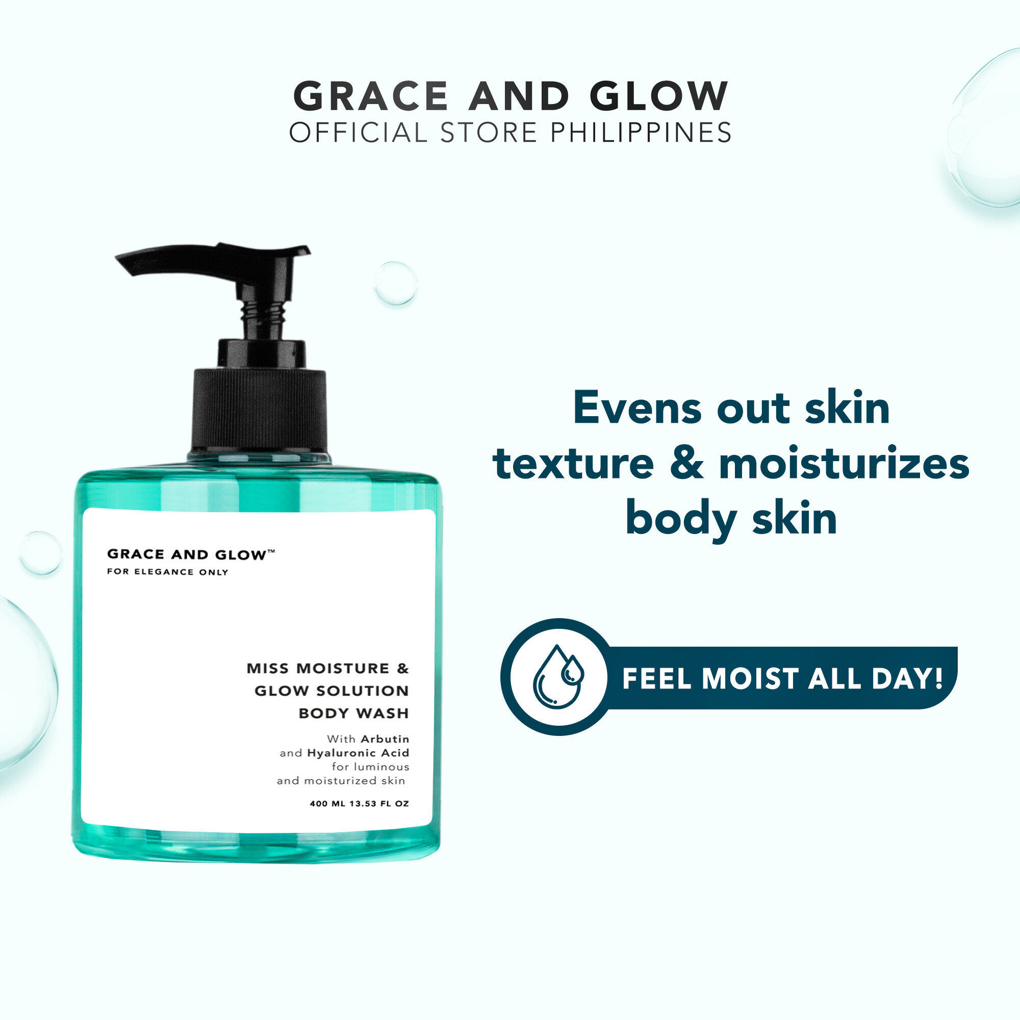 Grace And Glow Miss Moisture And Glow Solution Body Wash | Lazada PH