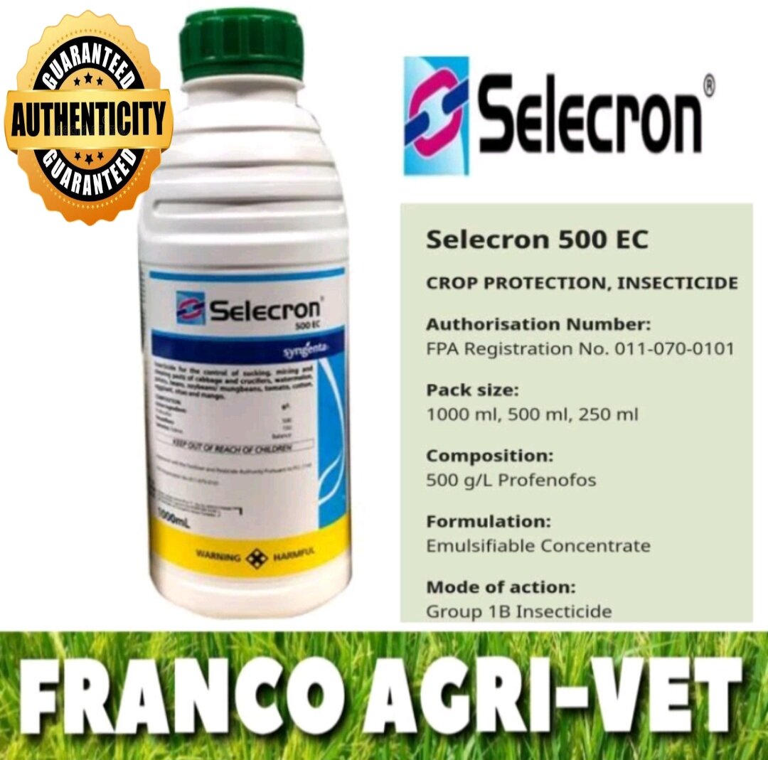 Selecron 500EC Insecticde by Syngenta ( 250ml / 500ml / 1 Liter ...