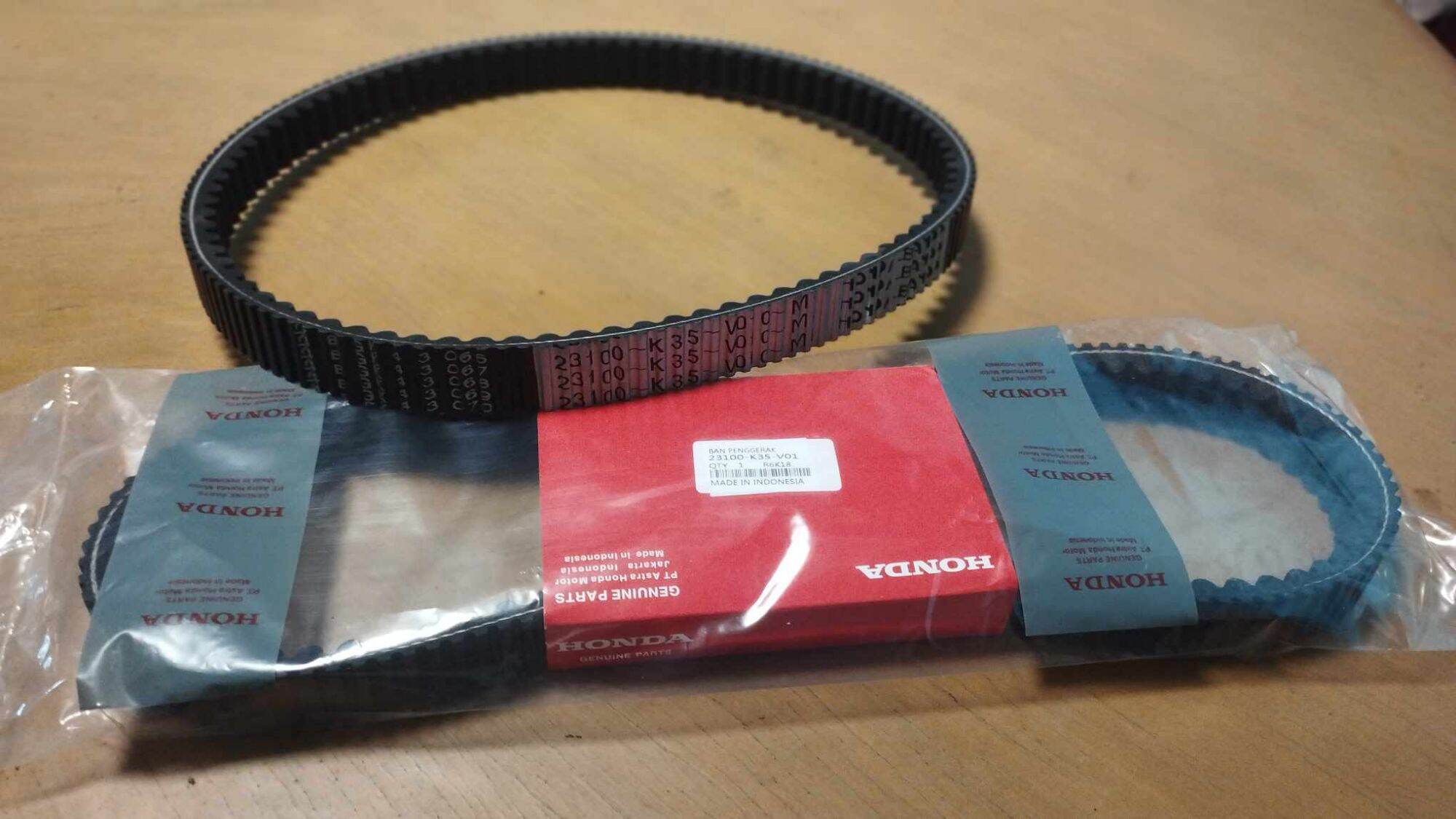 honda genuine v-belt for Honda click 125i (23100-k35-V01) made in ...