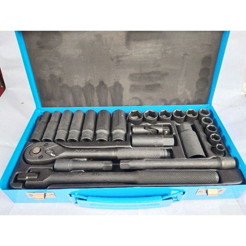 24-Pcs Deep Socket Wrench Set 3/8 Drive (6Point)Heavy Duty | Lazada PH