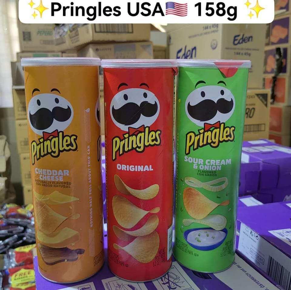 Pringles USA🇺🇸 158 grams Complete flavors Available 130php each only ...