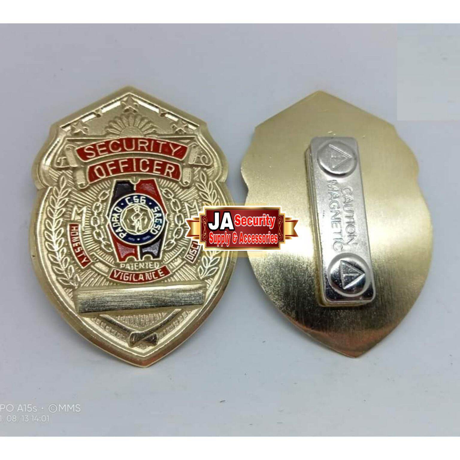 magnetic security collar pin/badge very thick solid | Lazada PH