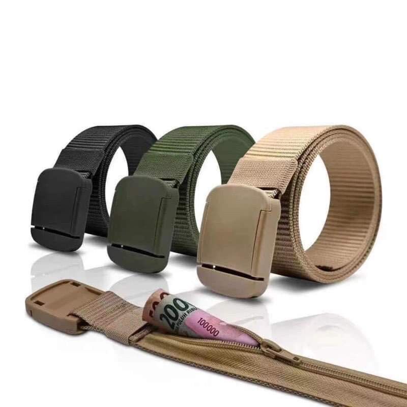 Nylon belt with secret money compartment | Lazada PH