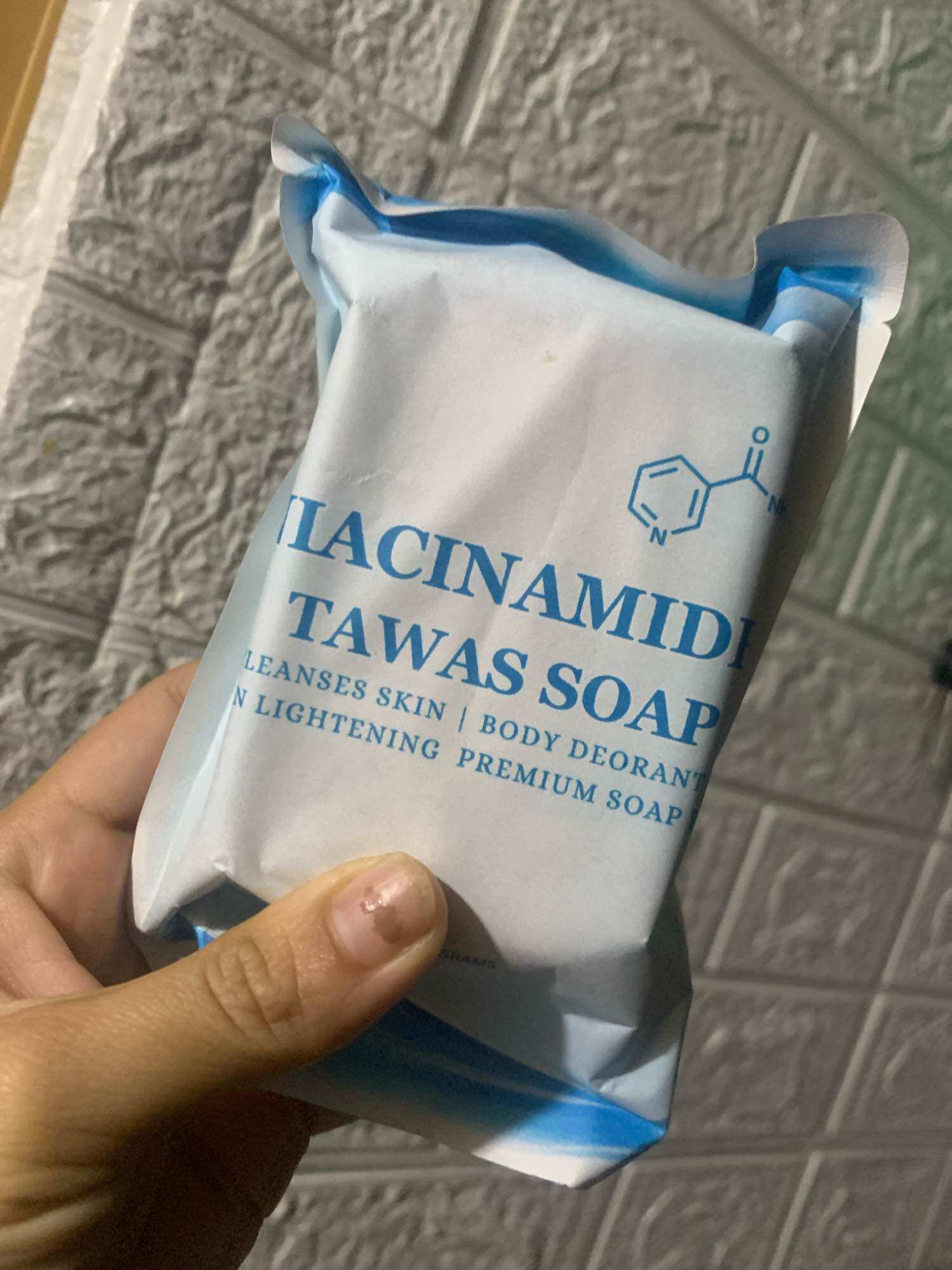 Niacinamide Tawas Soap ORIGINAL Tangal BO at amoy sa paa (whitening ...