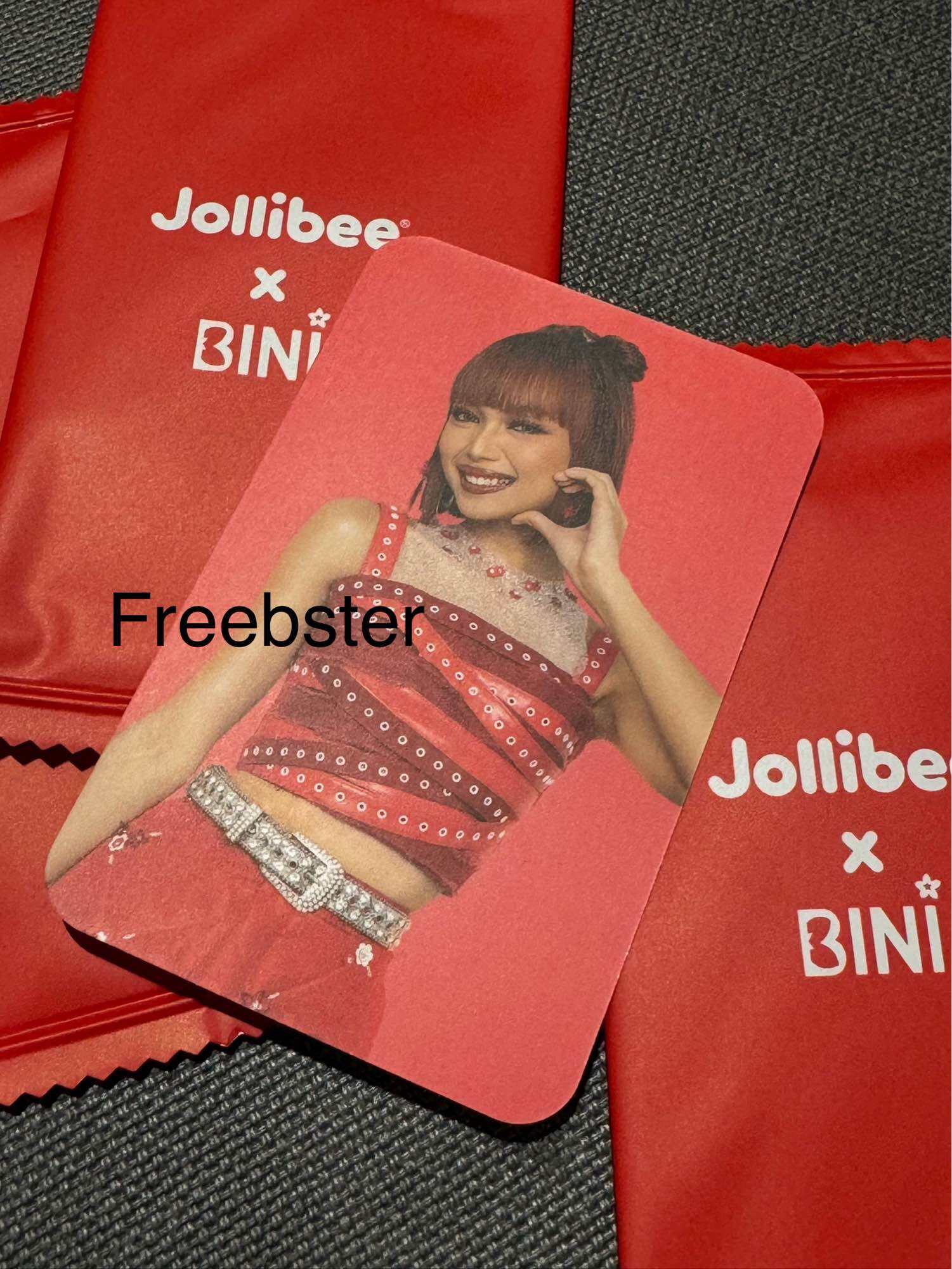 [Original] Jollibee X Bini Photocard (Jollibee Bini Photocard ...