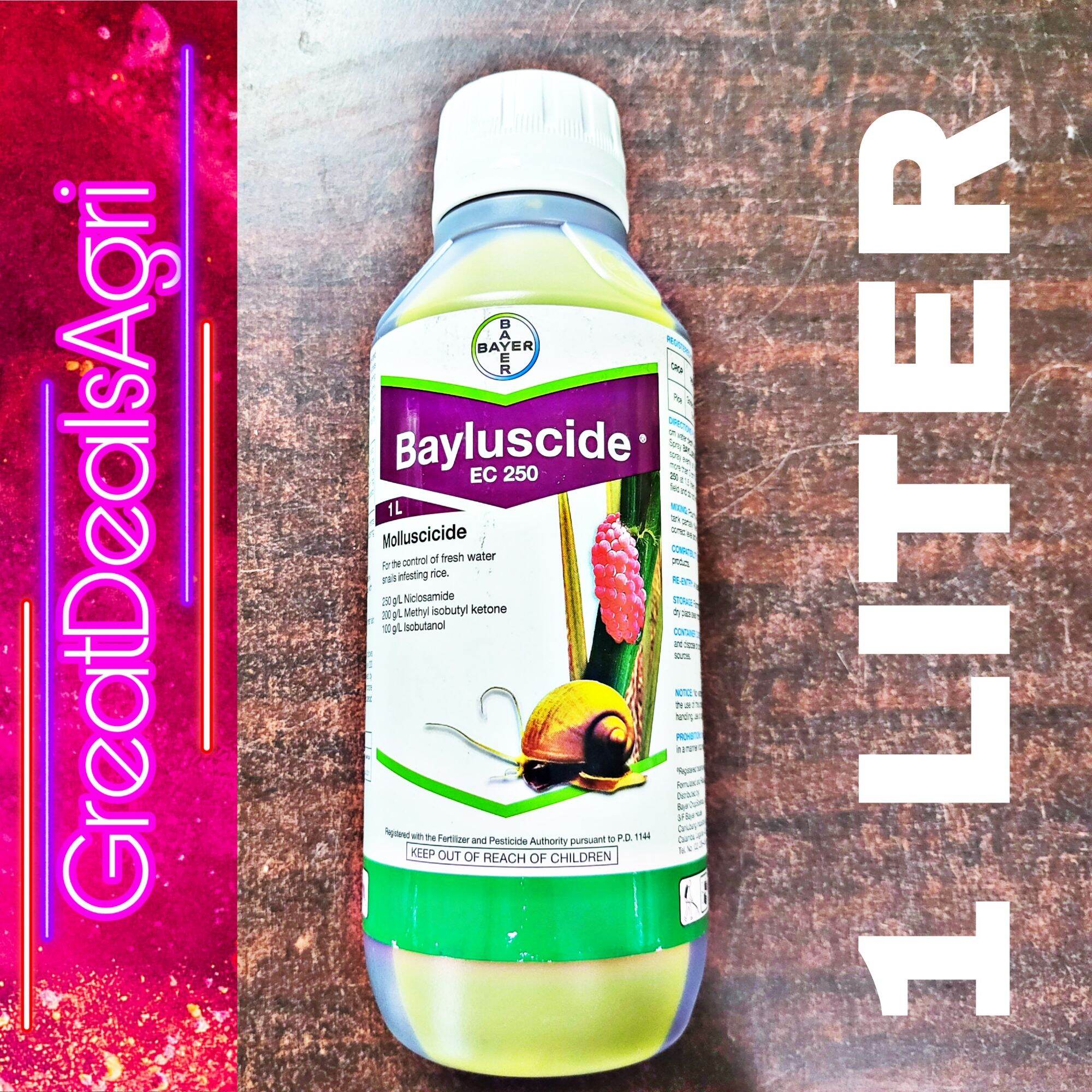 BAYLUSCIDE EC 250 MOLLUSCICIDE (1 LITER) BAYER | Lazada PH