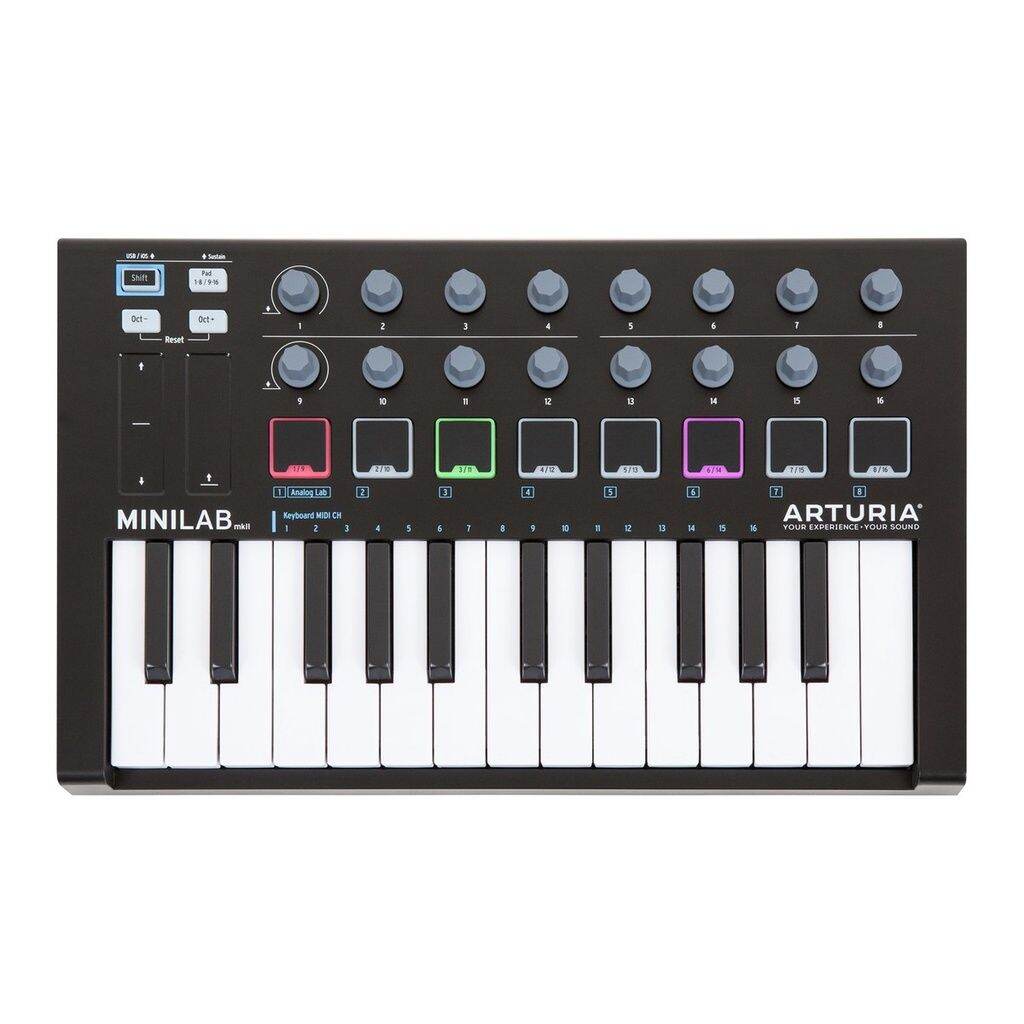 ARTURIA MINILAB MK II MINI MIDI CONTROLLER ARTURIA MK2 ARTURIA MINILAB ...