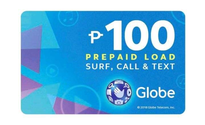 SMART ESIM PREPAID LOAD CARD 100/300/500 GLOBE 100 LOAD CARD | Lazada PH