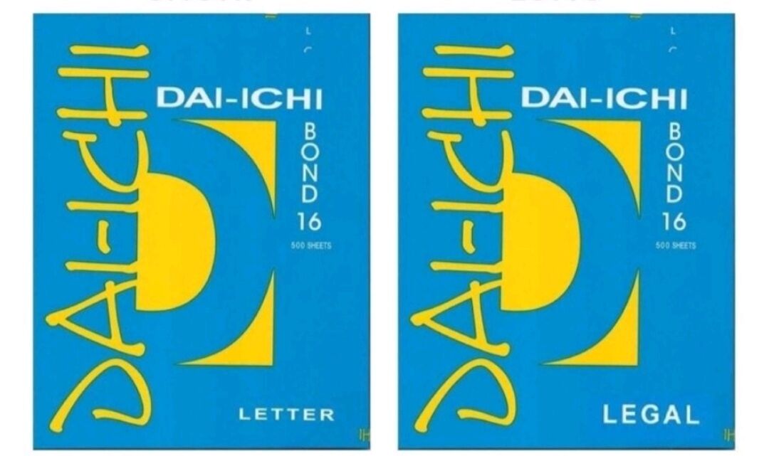 Dai-Chi Bond Paper Substance 16 | Lazada PH