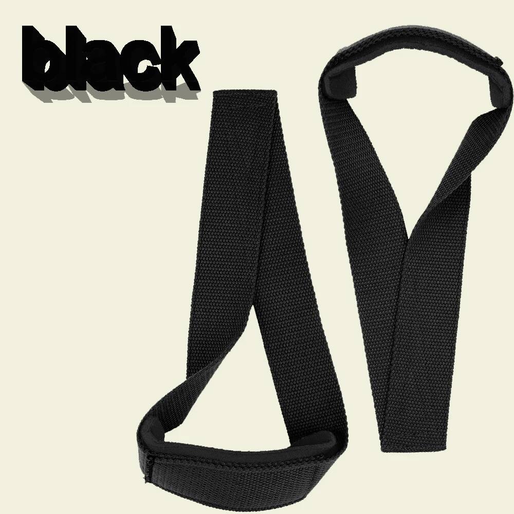 MKAS 1 Pair Gym Lifting Straps Fitness Gloves Anti-slip Hand Wraps Wrist Straps Support For ...