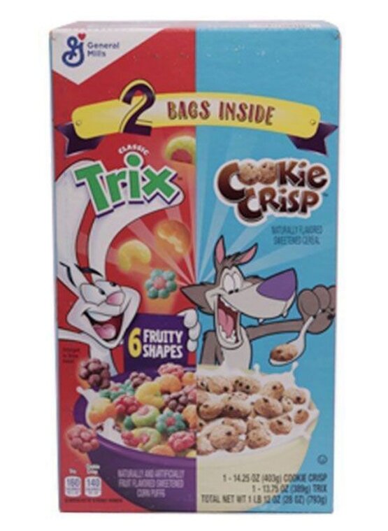 (Iline) General Mills Trix & Cookie Crisp Cereal Variety Pack 793g ...