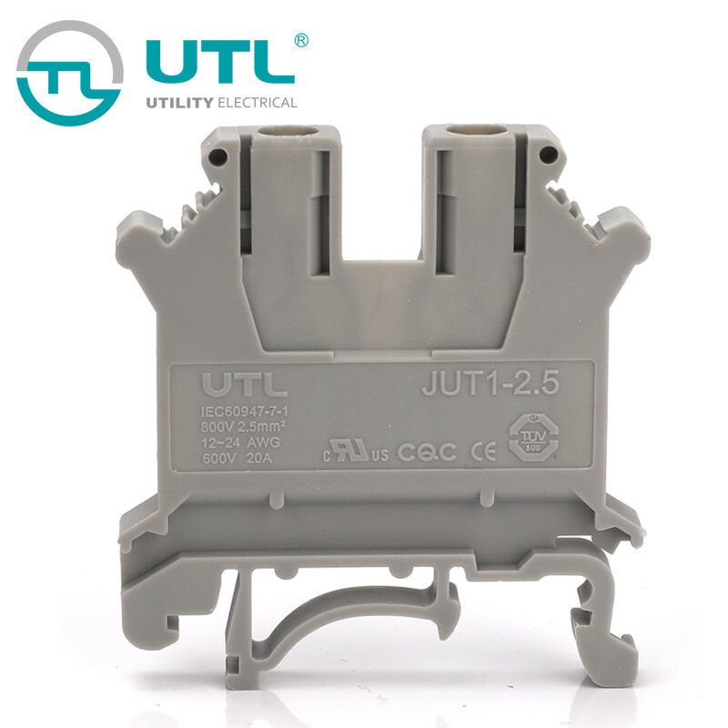 UTL Yutile JUT1-2.5 Guide Rail Type 2.5 Square Combination Terminal ...