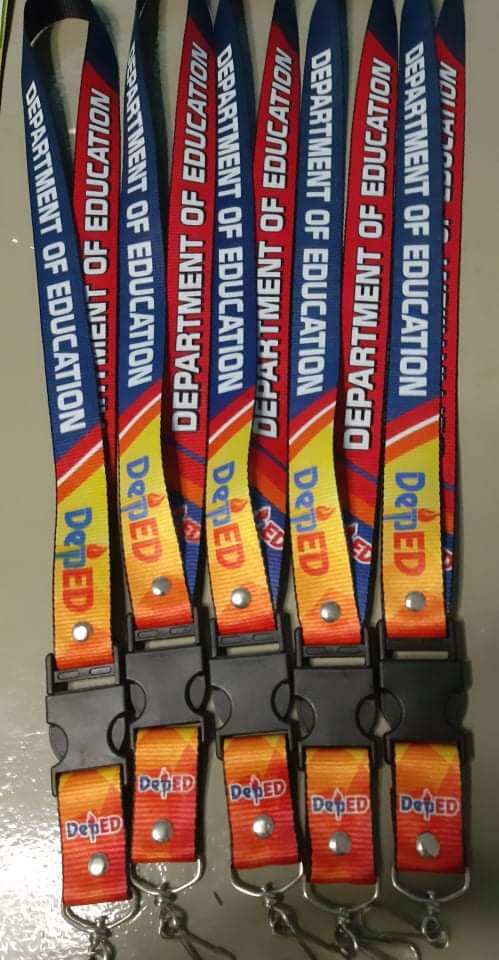 DEPARTMENT OF EDUCATION/DEPED ID LACE LANYARD/BLUE-RED | Lazada PH