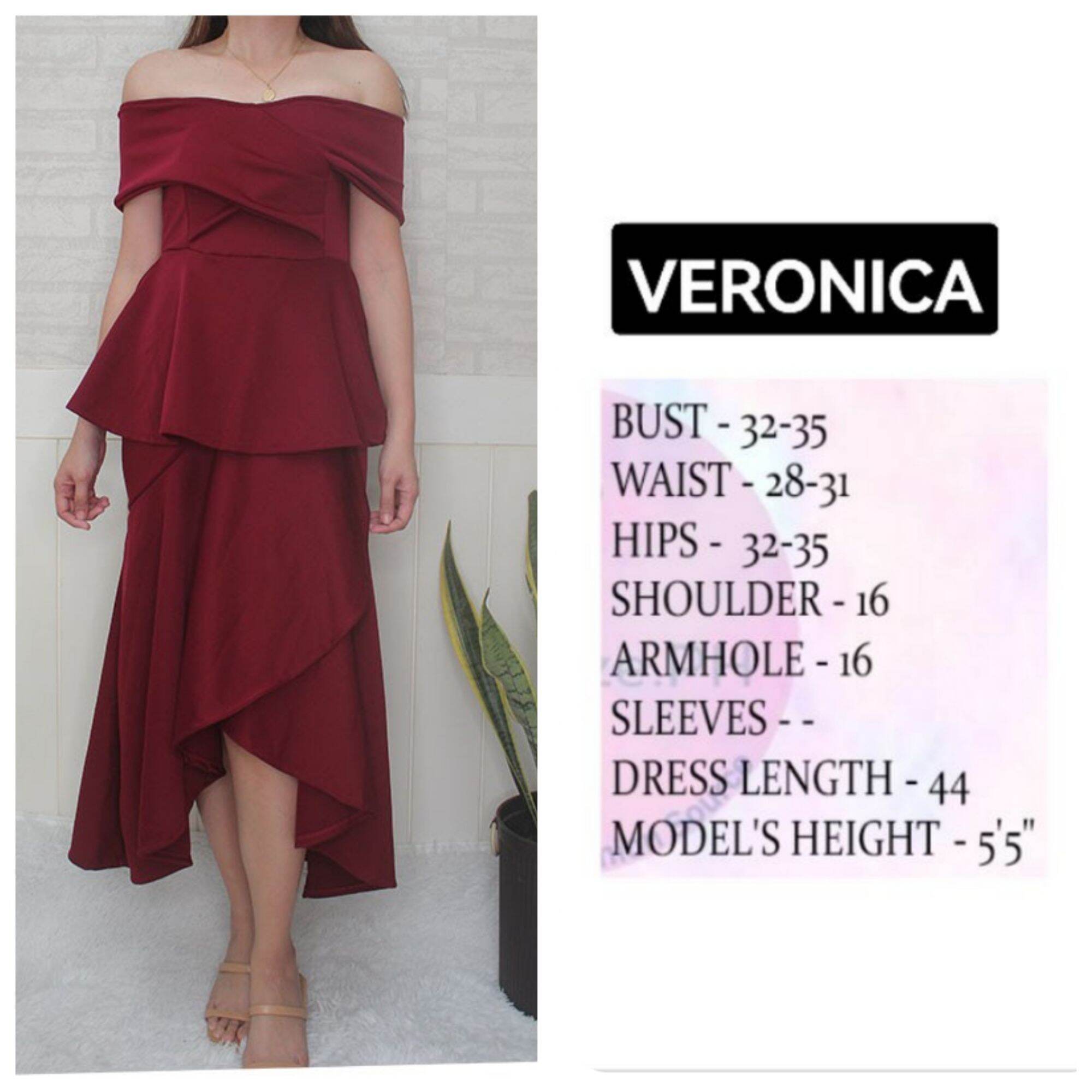 MAROON & BURGUNDY COLOR BRIDEMAIDS AND ENTOURAGE DRESS | Lazada PH