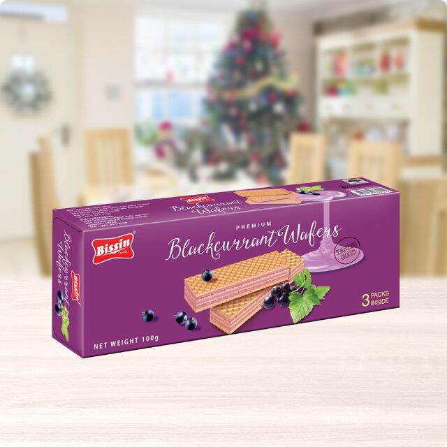 Bissin BlackCurrant Wafers, 100g Set of 2 | Lazada PH