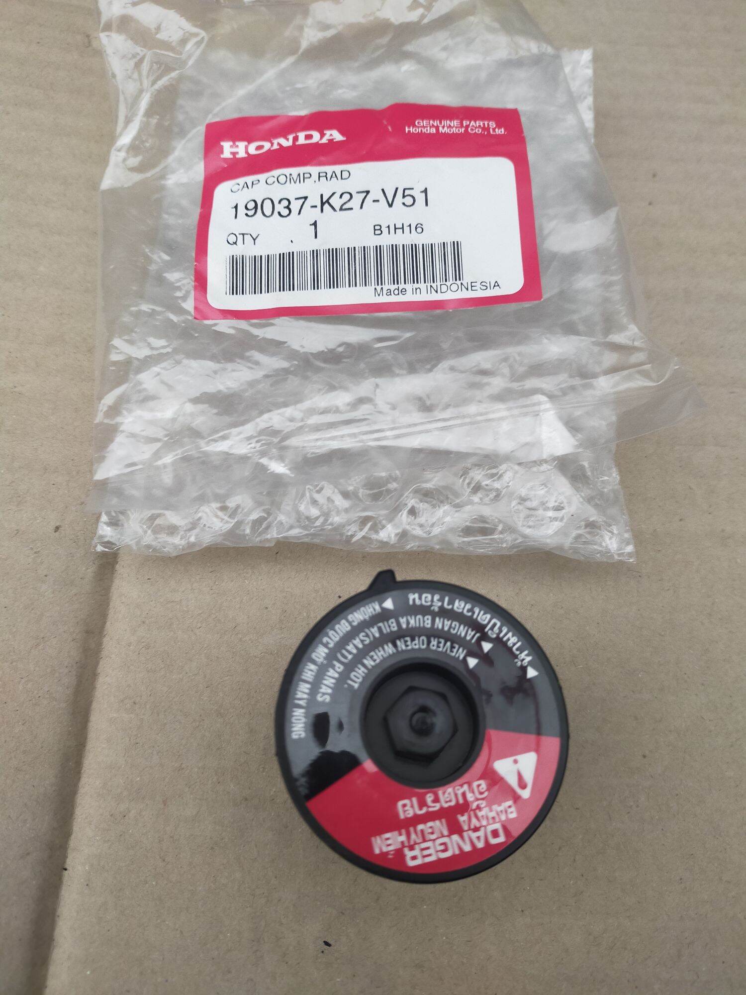 HONDA CLICK 125/150 ADV150 AIRBLADE RADIATOR CAP 19037-K27-V51 | Lazada PH