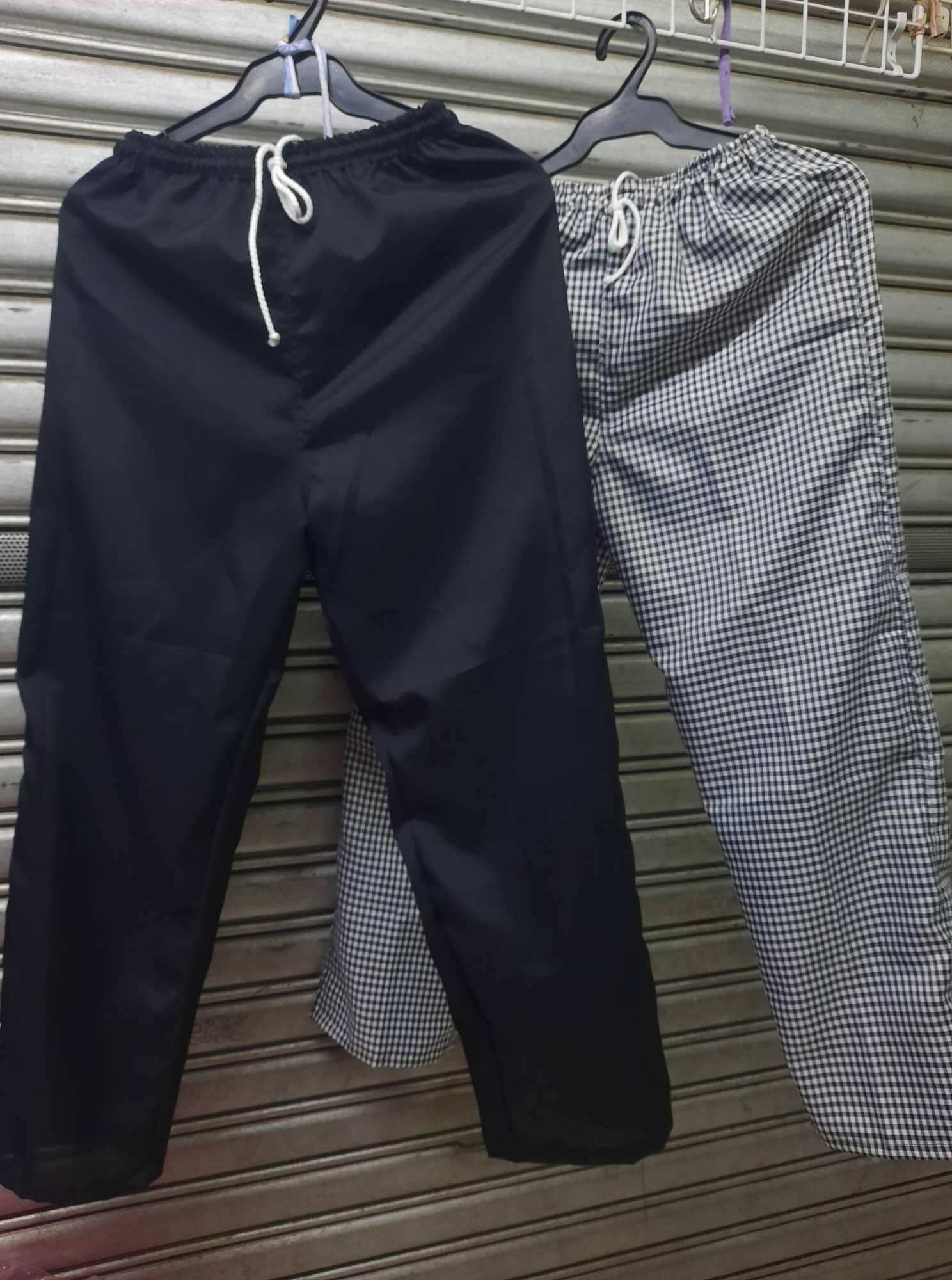 CULINARY PANTS CHEF PANTS BLACK AND CHECKERED | Lazada PH