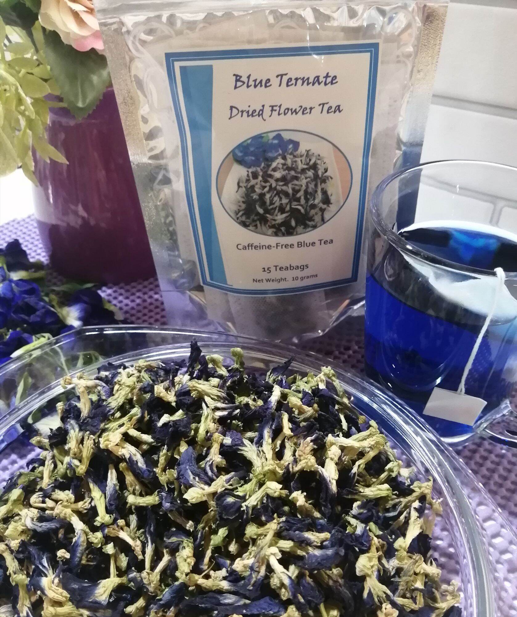 Blue Ternate Tea /Blue Pea Dried Flower Tea | Lazada PH