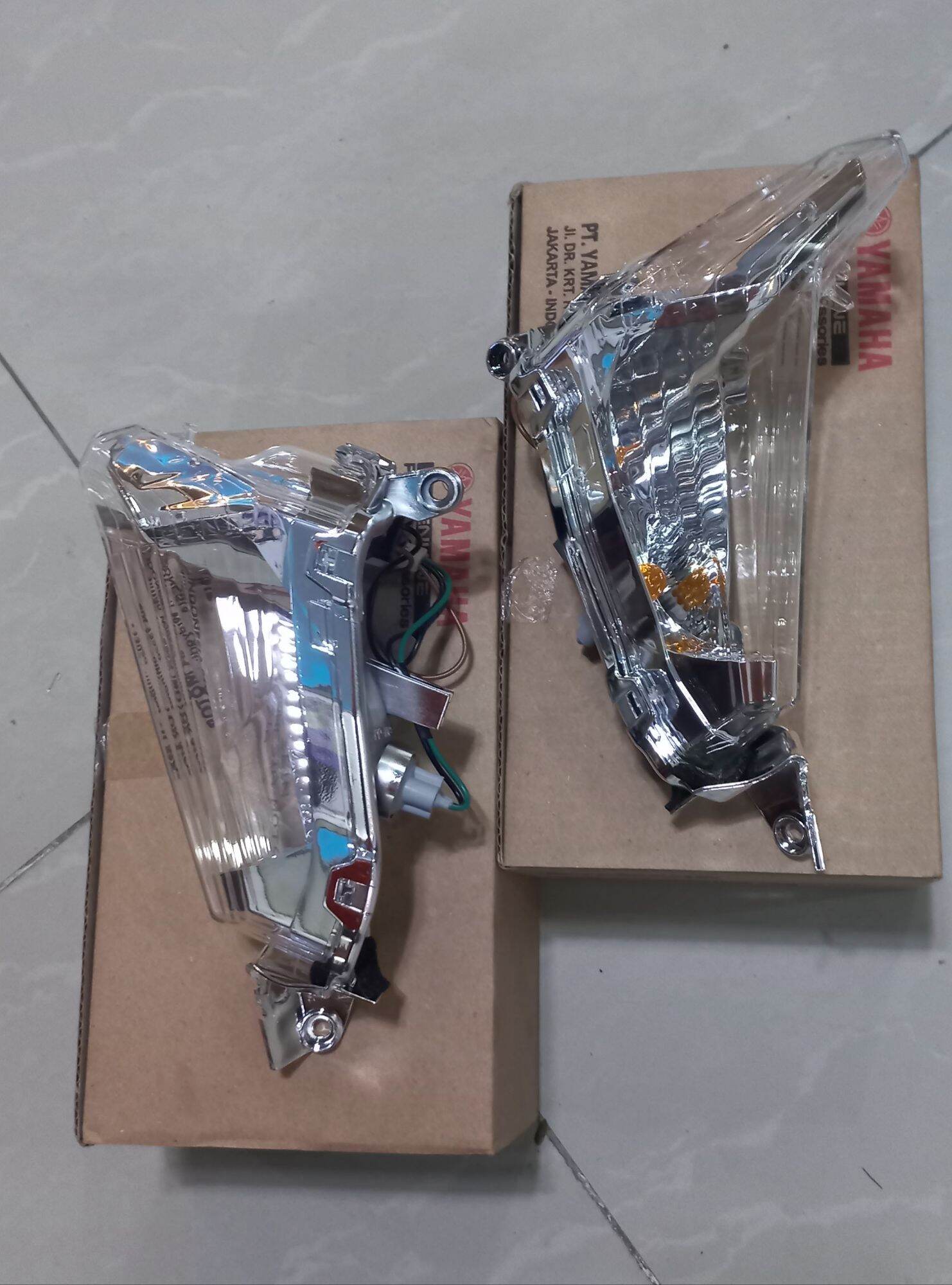 YAMAHA MIO SOUL i 125 FRONT FLASHER/SIGNAL LIGHT ASSEMBLY set left ...