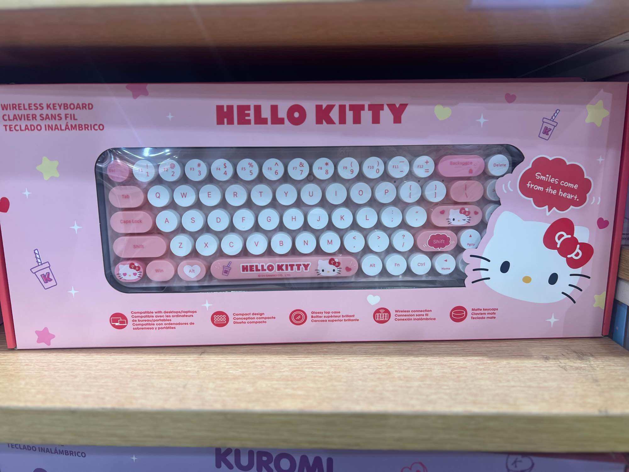 Wireless keyboard kuromi my melody cinnamoroll hello kitty | Lazada PH