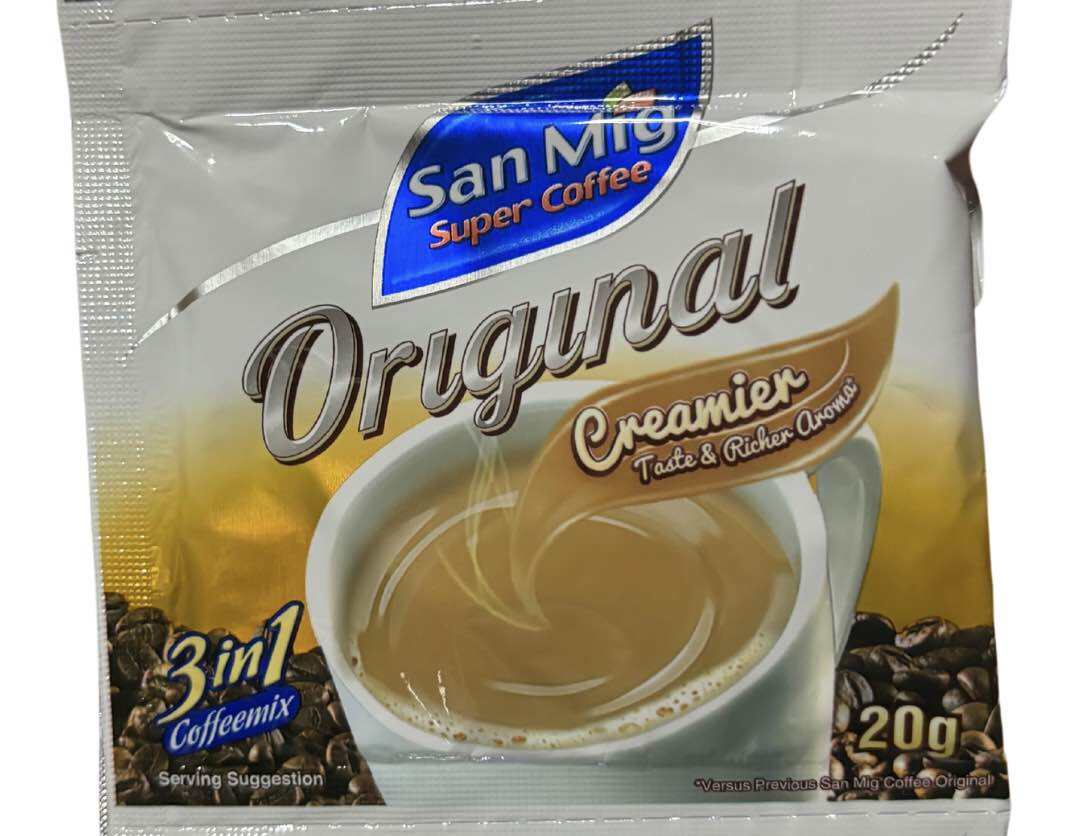 San Mig Coffee 3 in 1 Original Creamier 20g (10 sachets) | Lazada PH