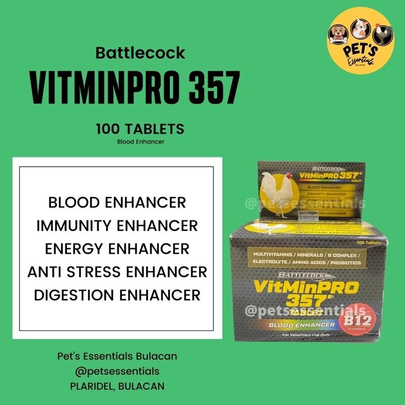 Vitminpro 357 Battlecock 100 tablets | Lazada PH