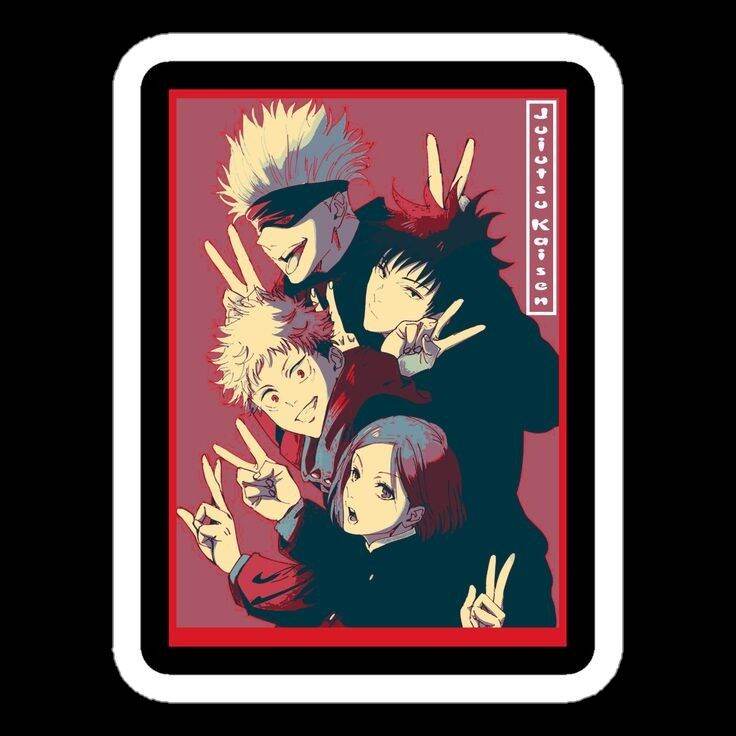 Jujutsu Kaisen Laminated VINYL Waterproof Stickers | Lazada PH