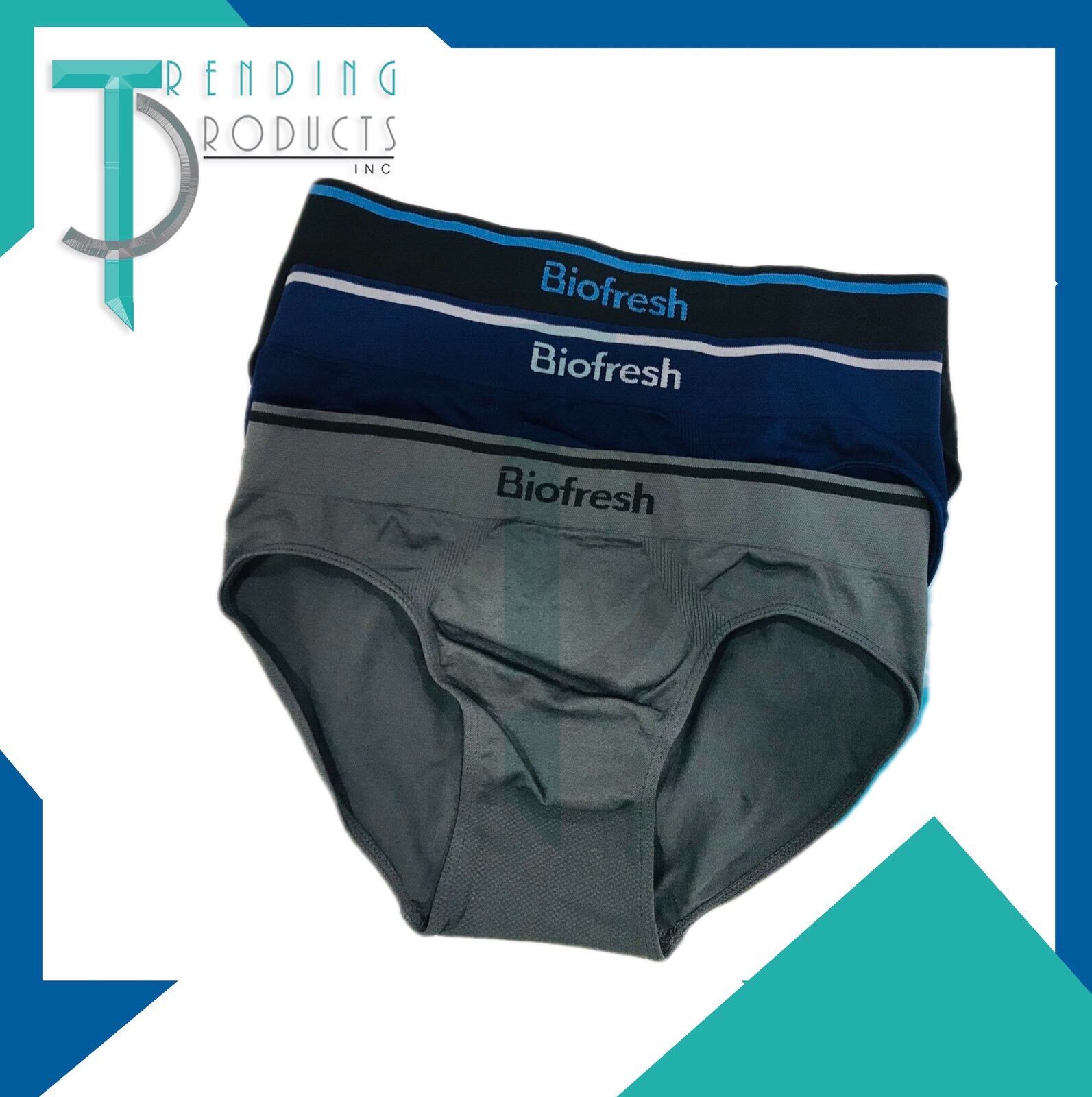 Biofresh Men's Brief (S/M, L/XL) Sealed in Freshness, 3 pcs./ Pack ...
