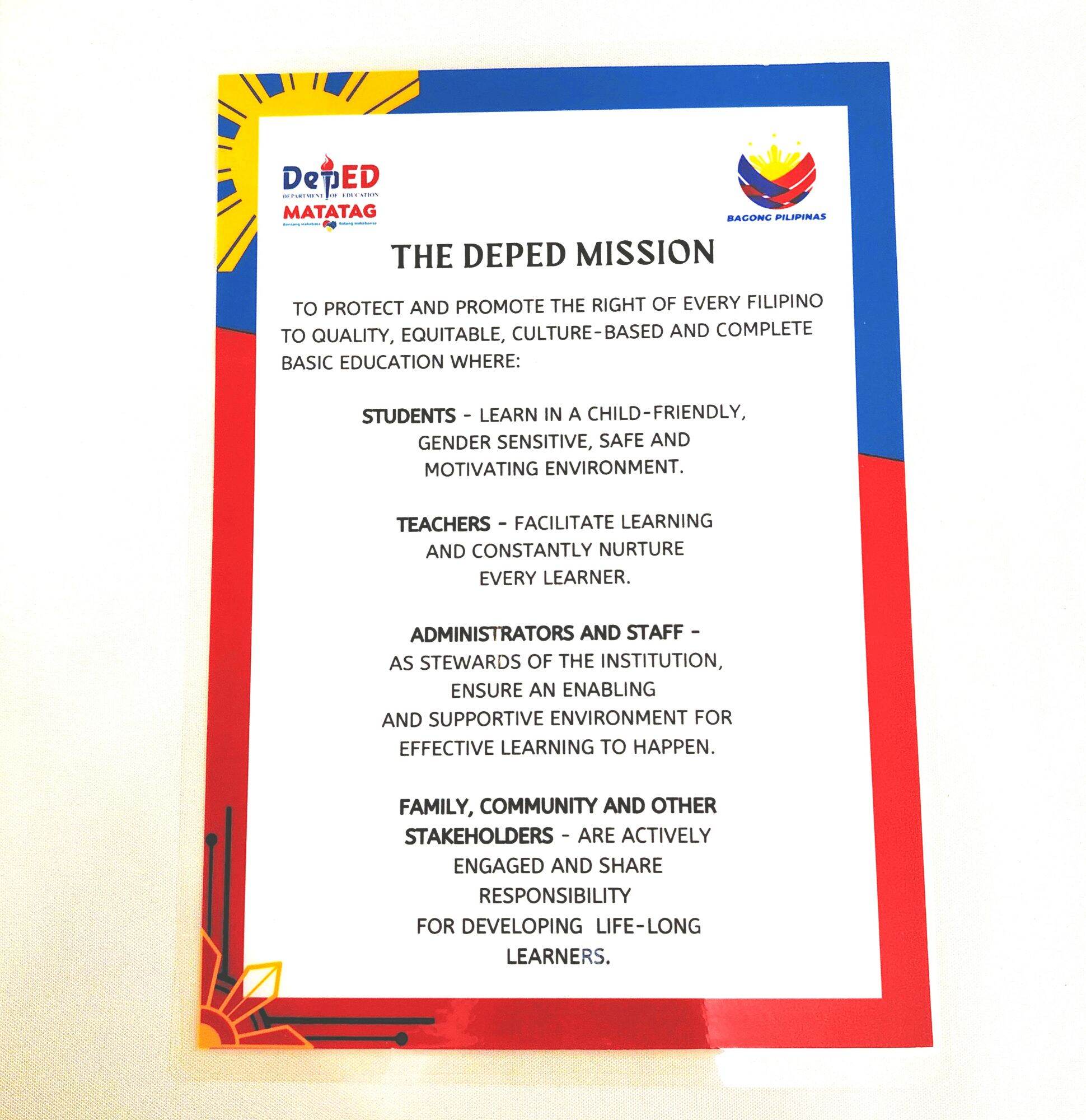 Bagong Pilipinas Pledge and Hymn Panahon ng Pagbabago DepEd Matatag ...