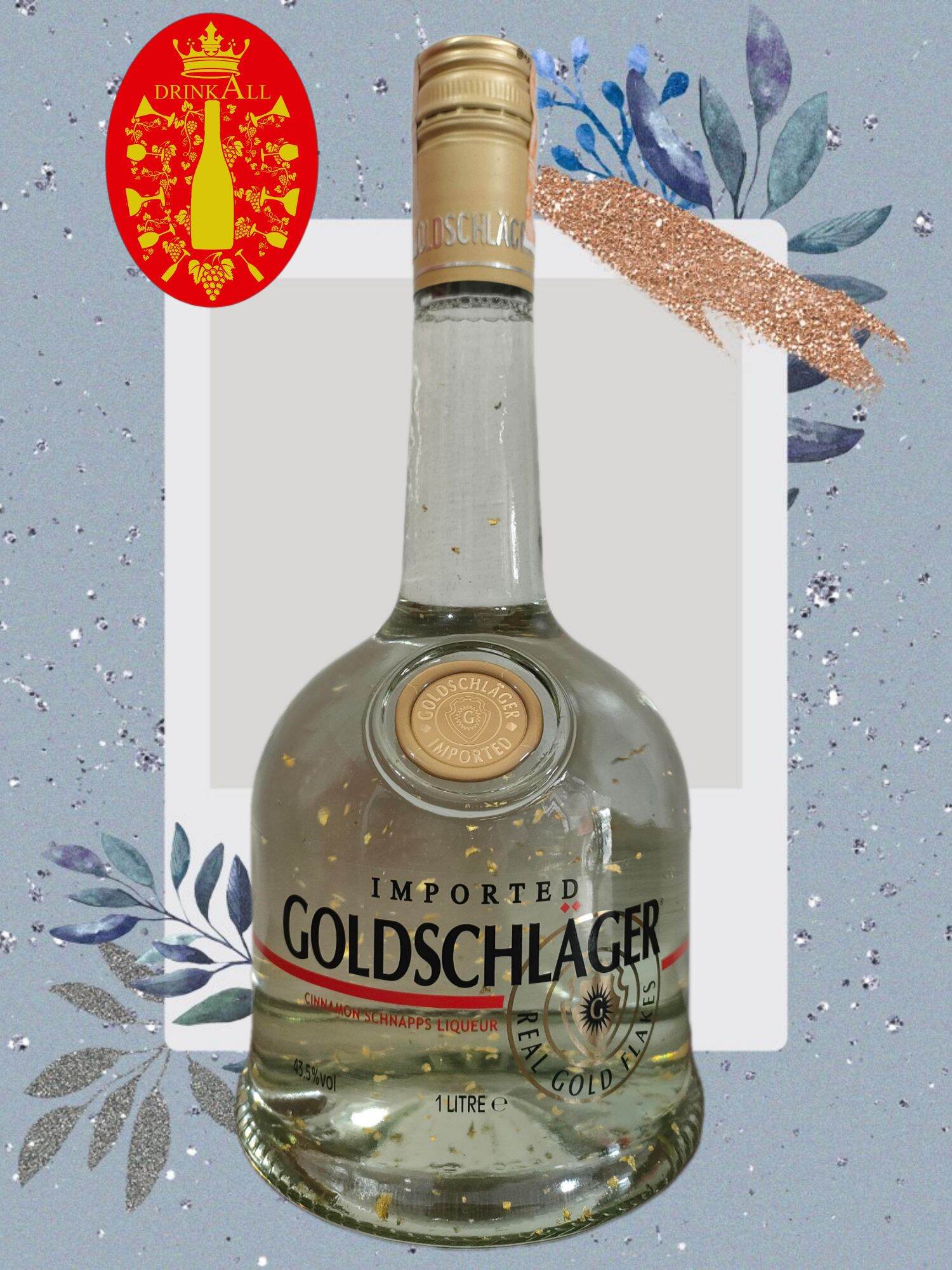 Goldschlager Cinnamon Schnapps Liqueur 1Liter | Lazada PH