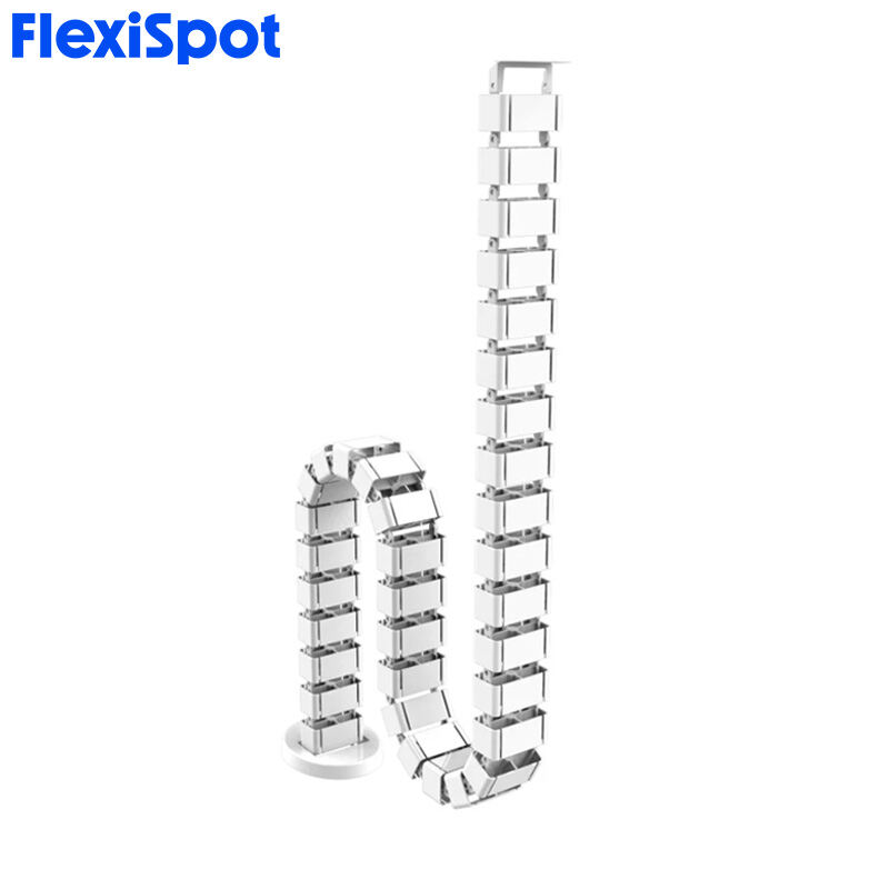 FlexiSpot CMP017 Cable Management Spine 47" Desk Cord Organizer Vertebrae Keep Cords Safer and ...