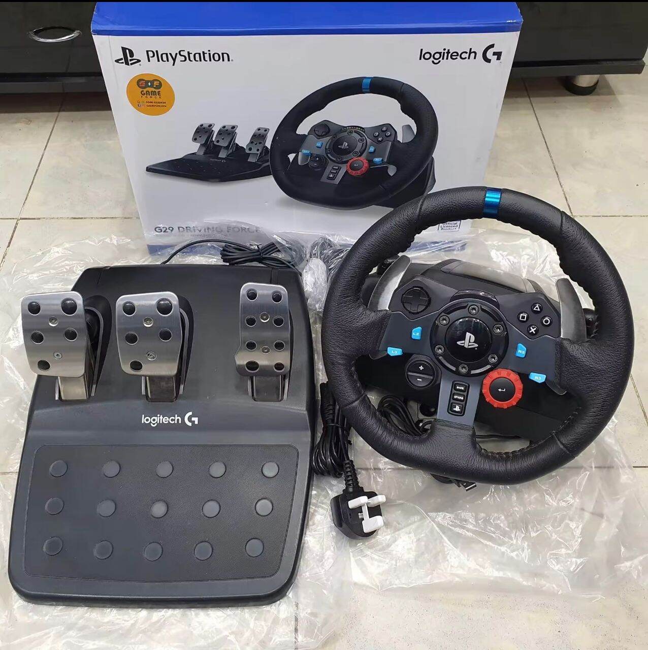 Logitech G29 Driving Force Gaming Steering Wheel PS, PC NEW & SEALED ...