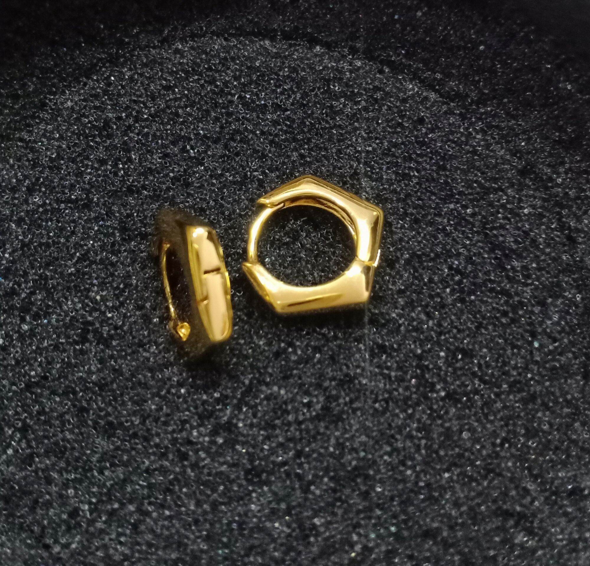 24k Saudi Gold plated loop earrings | Lazada PH