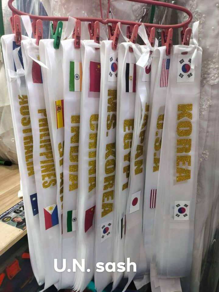 sash for united nation costume | Lazada PH