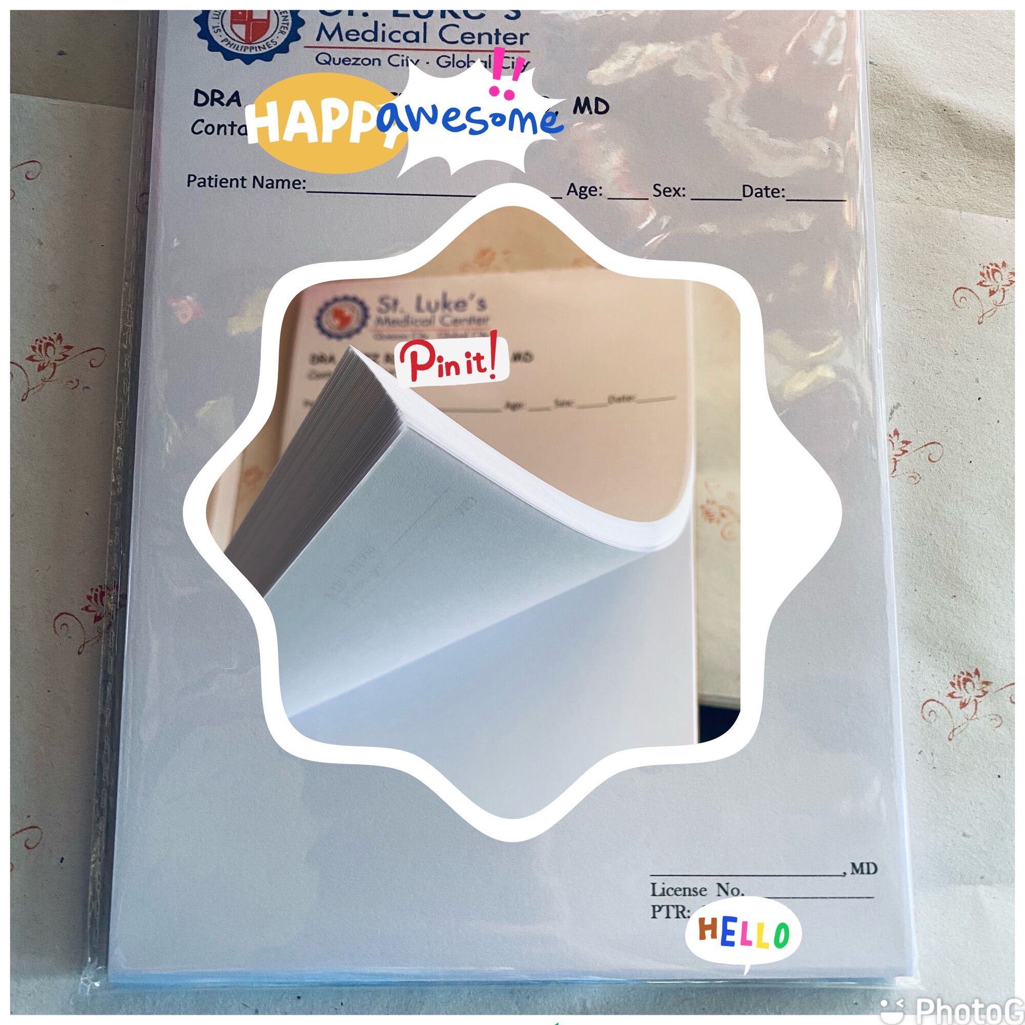 RX PAD - PERSONALIZED Prescription Pad (50/100 sheets) for professional ...