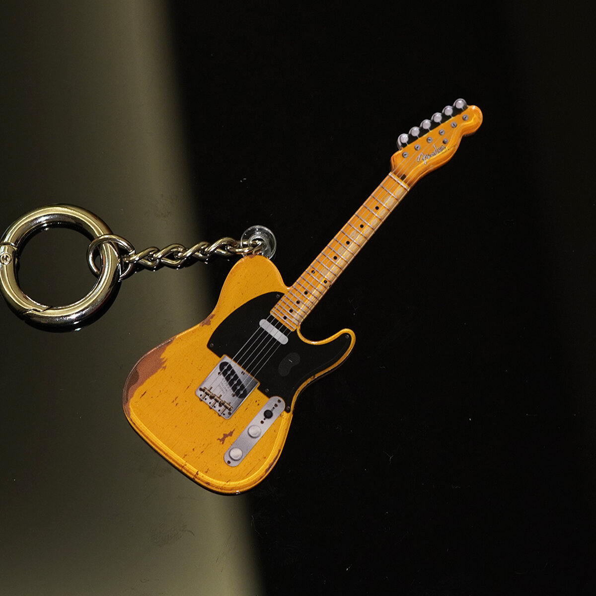 Retro Fender Tele52ST Guitar Keychain Replicated Vintage Electric ...