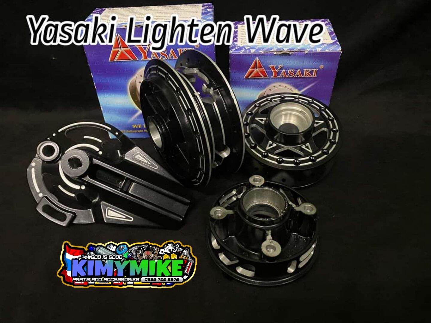 yasaki lightened hub wave / xrm / rs 125 /.raider / sniper / etc ...