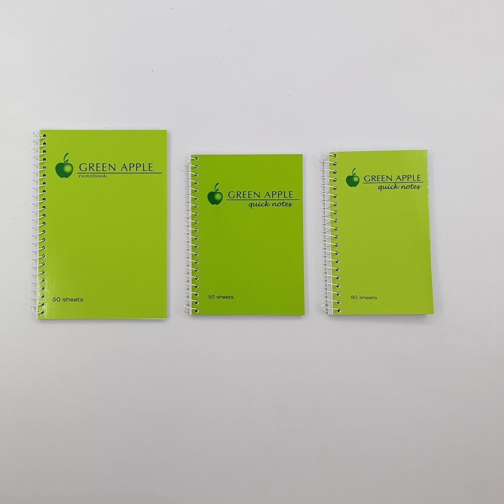 Green Apple Spiral Pocket Notebooks | Lazada PH