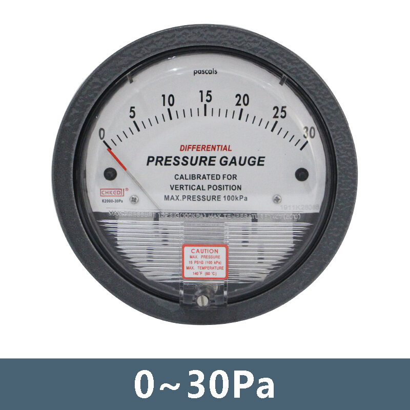 Tianen Te2000 Micro Differential Pressure Meter 0-60PA Positive Suction Gauge Differential ...