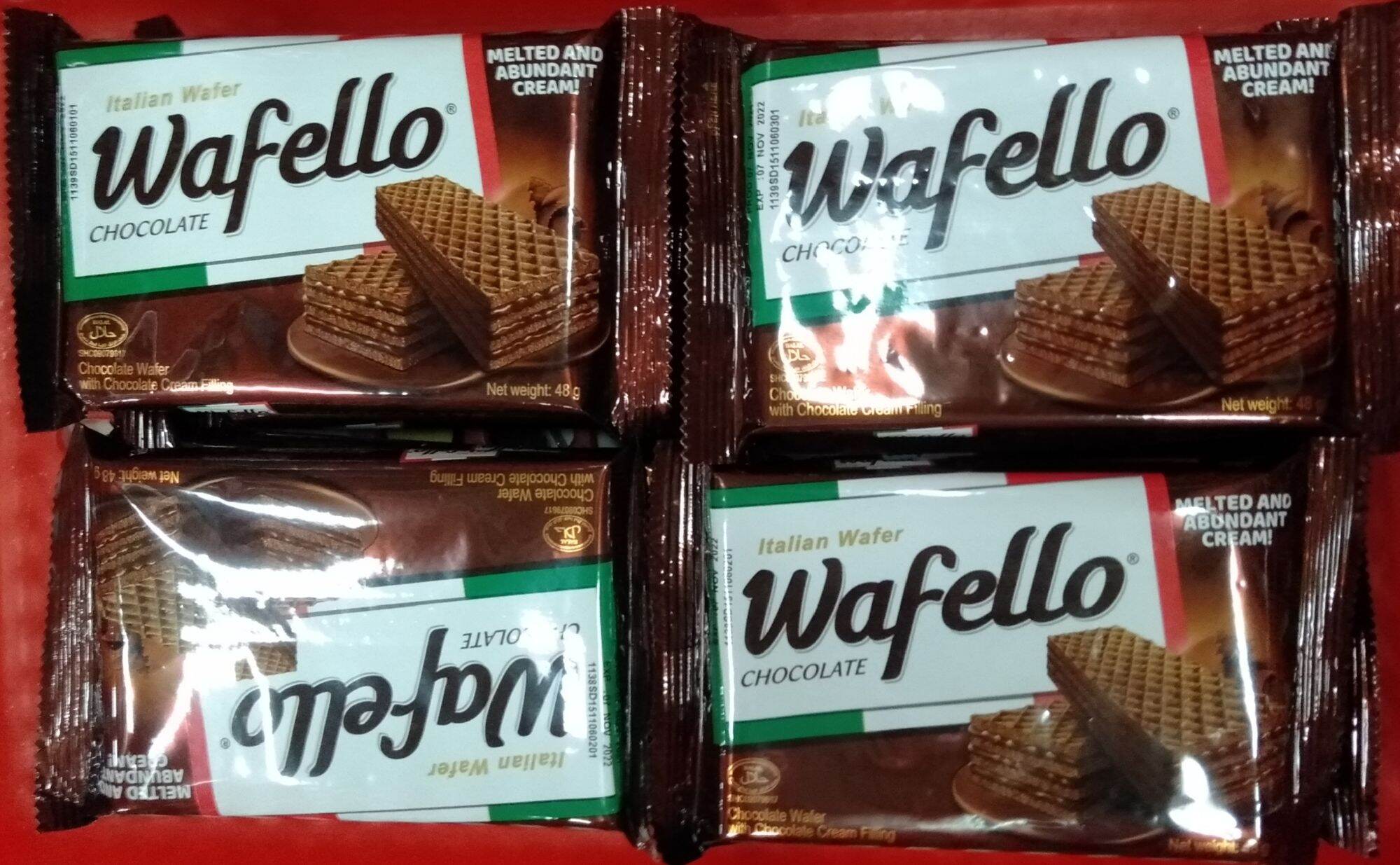 Wafello Chocolate Italian Waffer 4packs | Lazada PH
