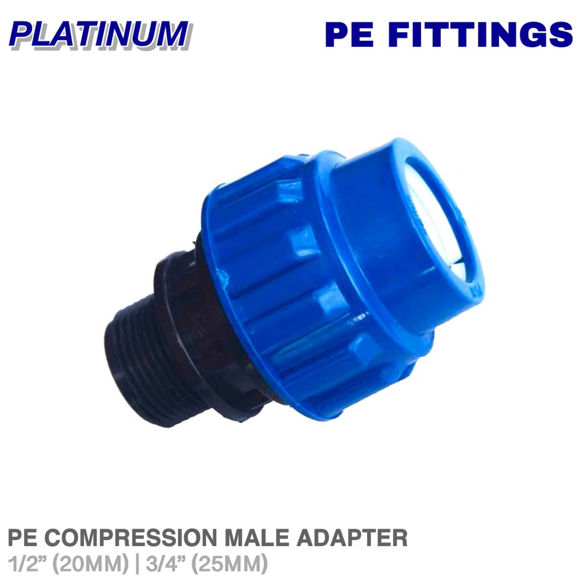 PE Compression Fittings | Pressure Fittings for HDPE Pipes | Elbow Tee ...