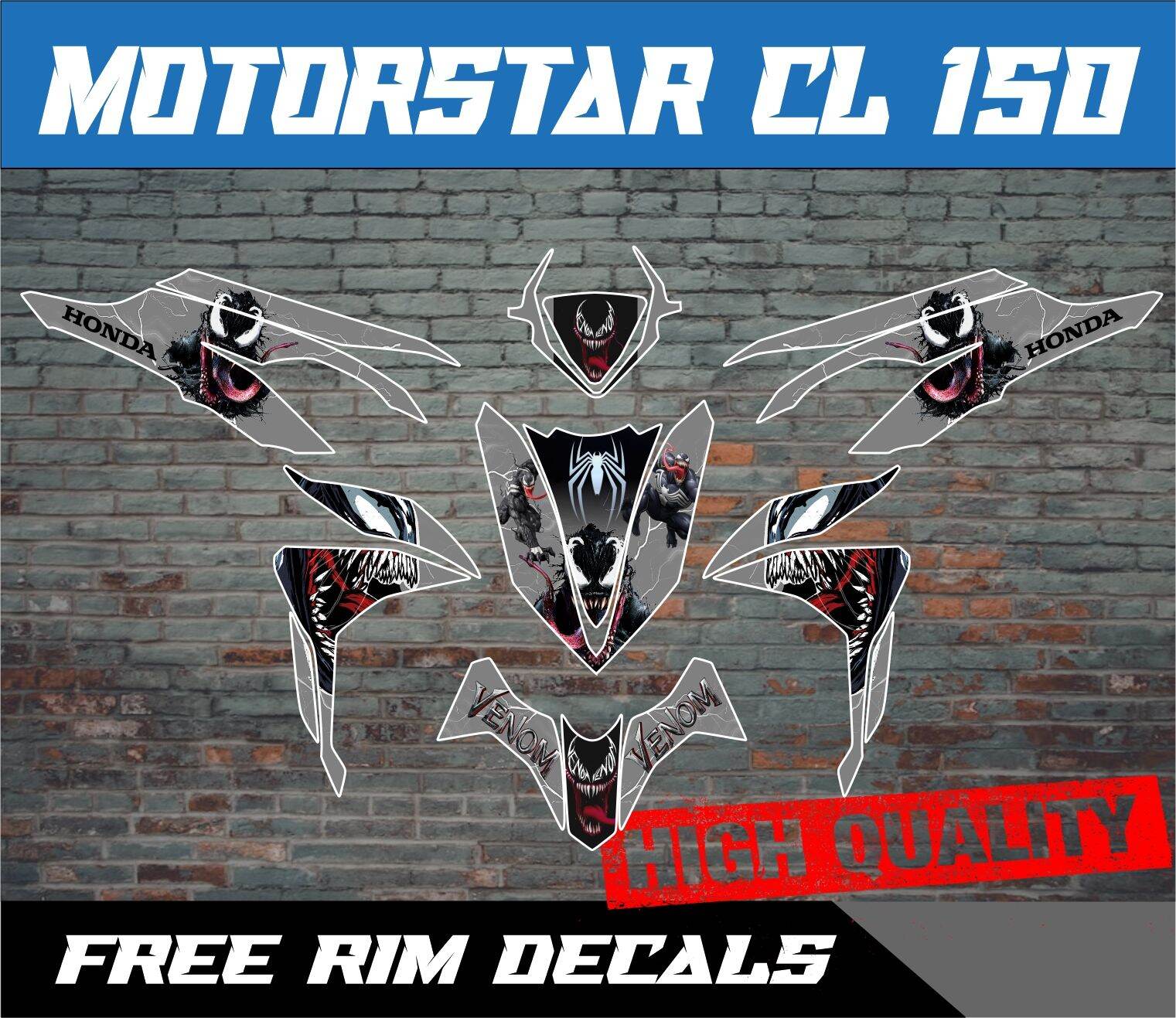 Motorstar CL 150 full body decals, | Lazada PH