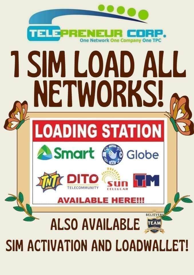 TPC CORP. 1 sim can load to all network Official Store in the ...