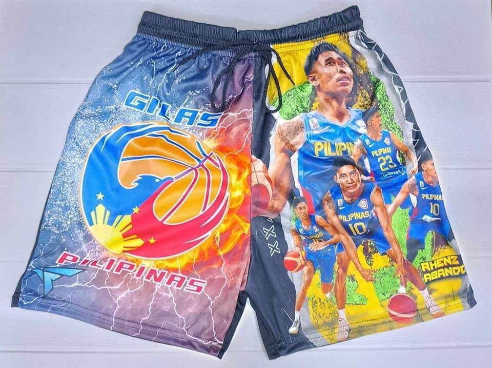 Gilas Pilipinas High Quality Sublimation Dri-fit Jersey Short Above the ...