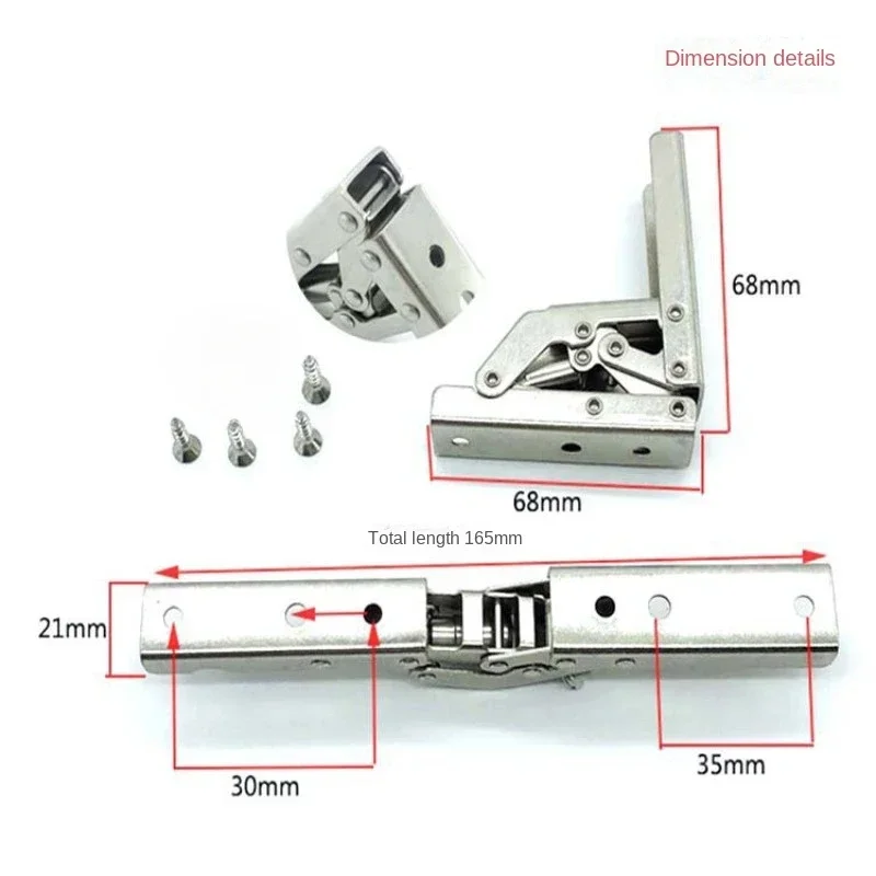 90 Degree Folding Hinge Without Opening Hole Flat Opening Conversion ...
